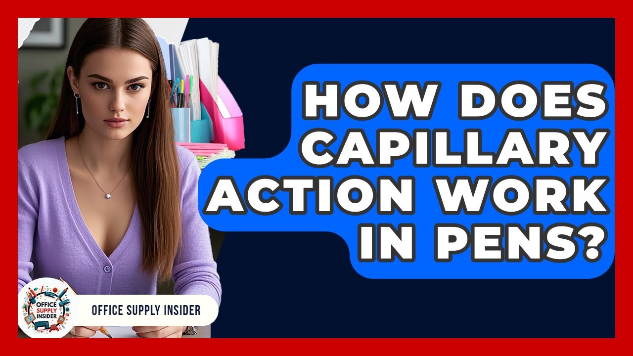 How Does Capillary Action Work In Pens? - Office Supply Insider - YouTube