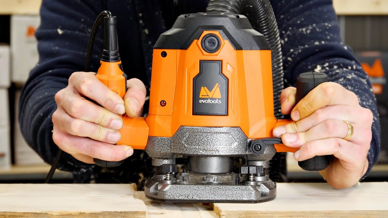 Masina de frezat electrica, 1200W, 34.000rpm, 6-8mm, Evotools ER-1200 ...