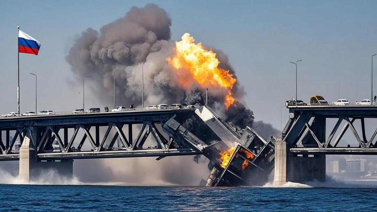 Today, June 18, 2025! Crimean Bridge Collapses, After Ukraine Ambushes ...