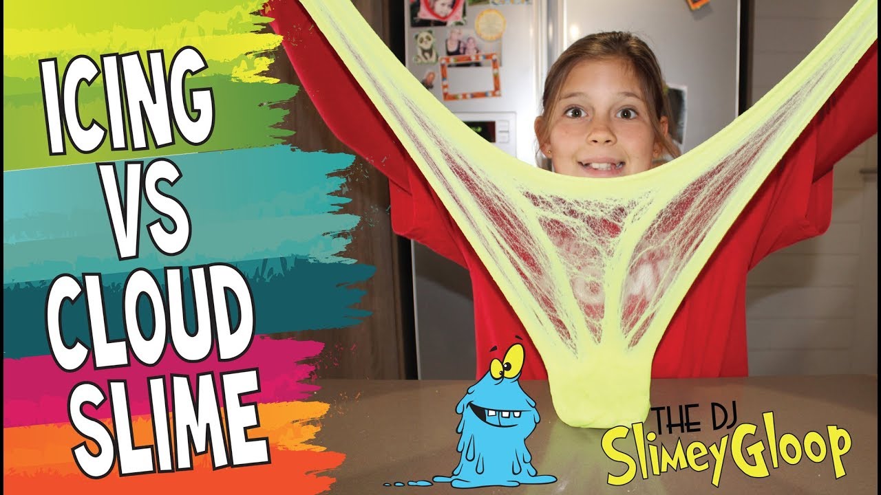 Making Icing and Cloud slime easy tutorial from DJ SlimeyGloop - YouTube