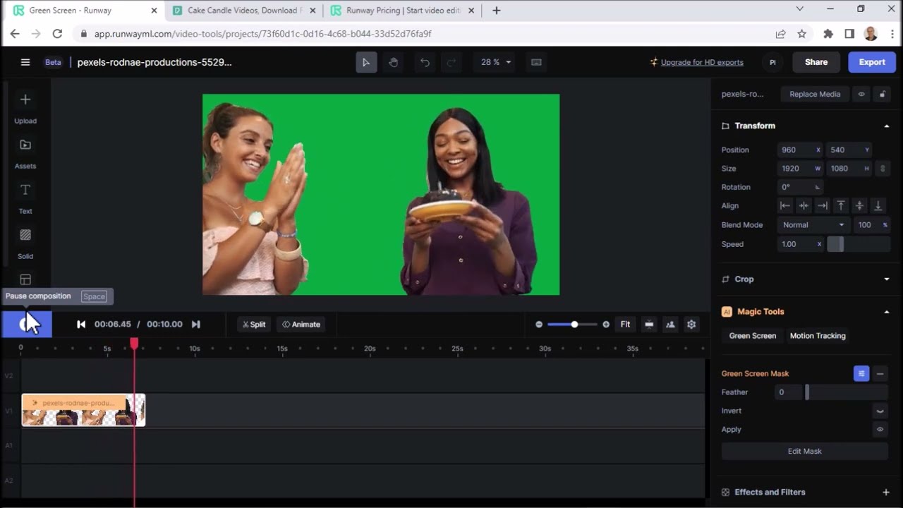 How to create greenscreen videos for use in RightBooth - YouTube