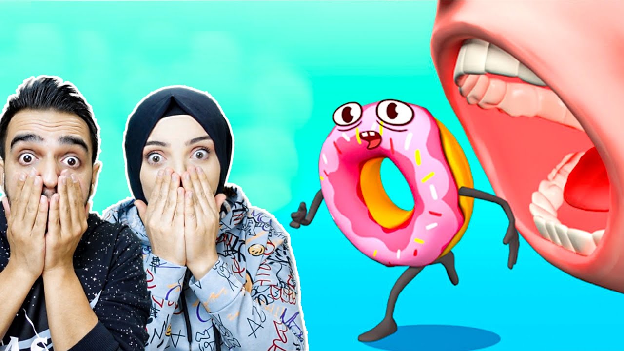 KOCA AĞIZLI İNSANDAN KAÇIYORUZ !! 😱 More Snacks - YouTube