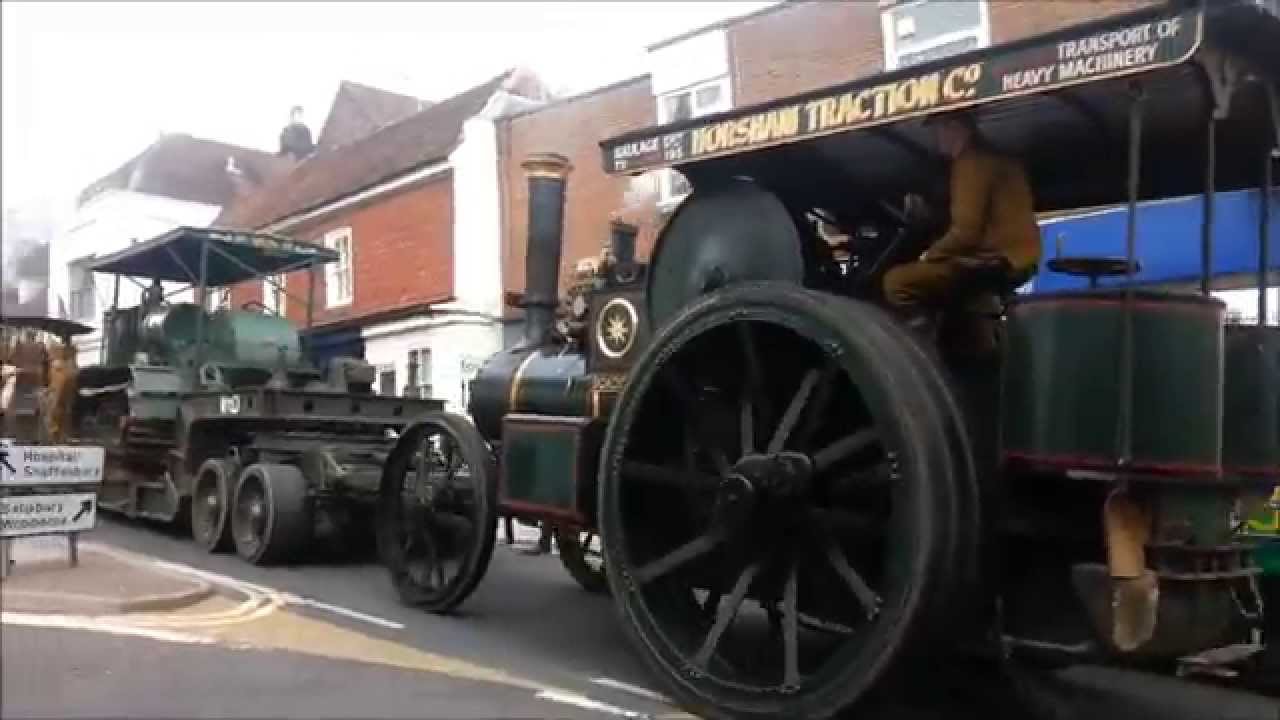 Great Dorset Steam Fair 2014 WW1 Convoy. McLaren Traction Engine ...