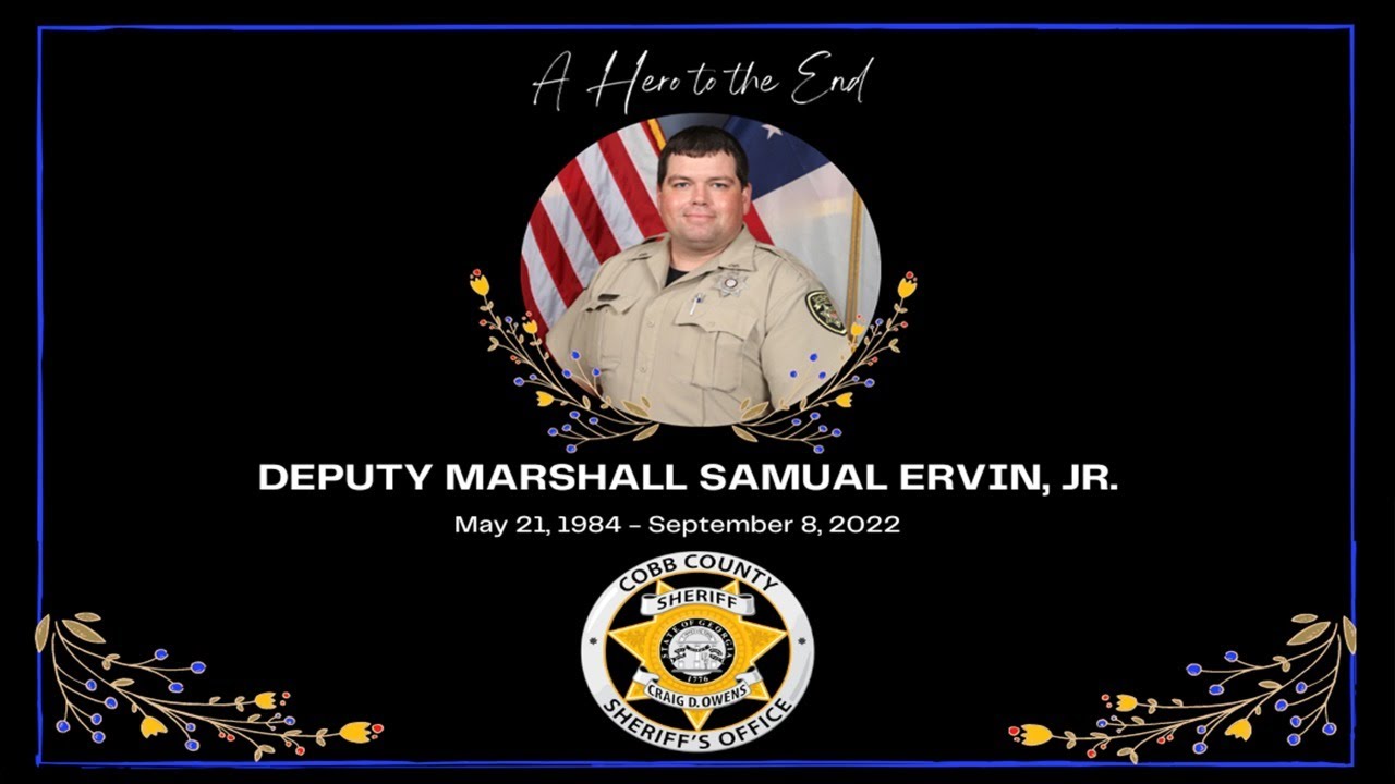 Funeral for Deputy Marshall Samual Ervin, Jr. - YouTube