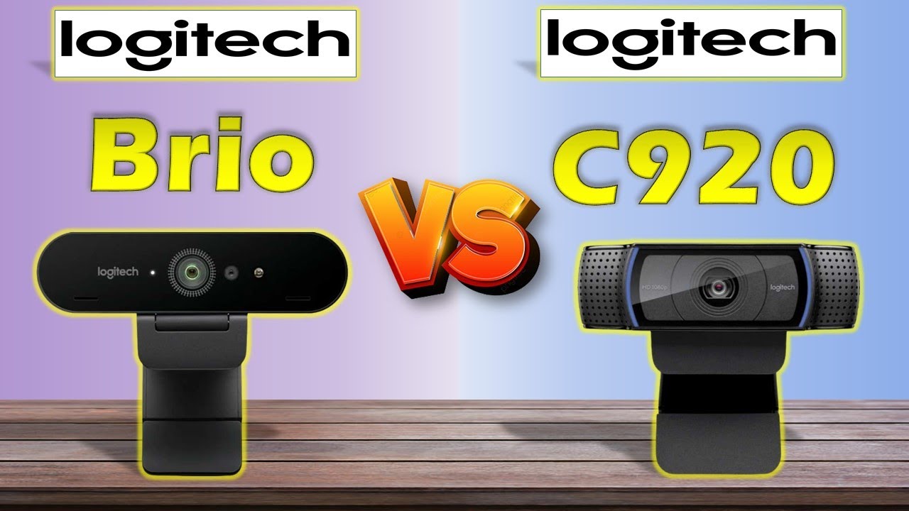 Logitech Brio vs Logitech C920 Webcam Comparison ! - YouTube