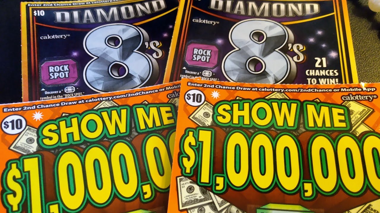Scratcher Diamond 8's & Show me winner found 😁 - YouTube