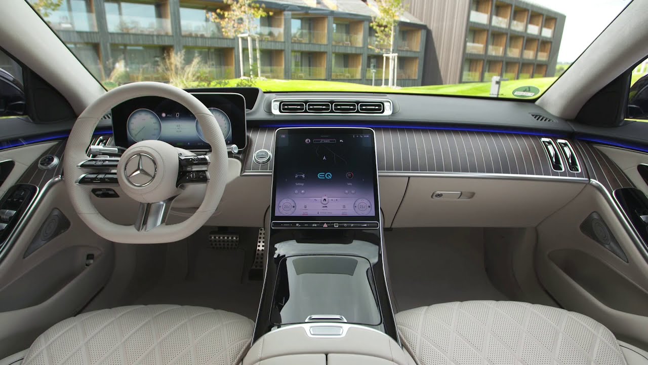 INTERIOR & DRIVE - Mercedes S500 - S580 Hybrid Black - YouTube