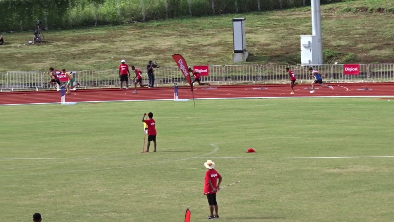 Ht2. 200m U18yrs Men, Korman Stadium, Melanesian Games, Port Vila ...