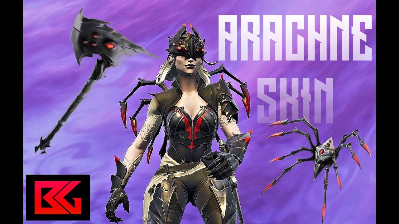 Fortnite Solo *NEW* Legendary Arachne Skin Gameplay - YouTube