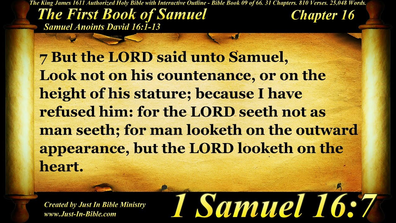 1 Samuel Chapter 16 - Bible Book #09. The Holy Bible: HD Audio Text KJV ...