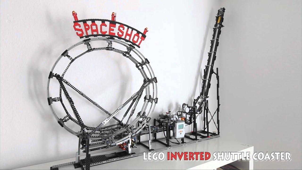 Lego Inverted Shuttle Coaster - YouTube