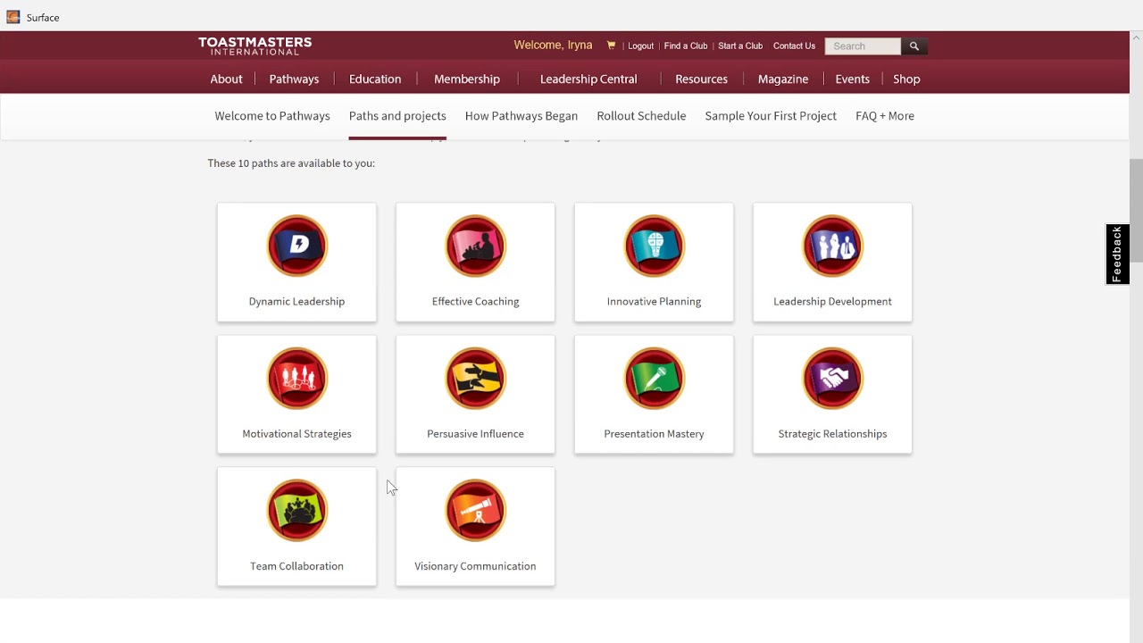 How to choose a path in Pathways (Toastmasters) - YouTube