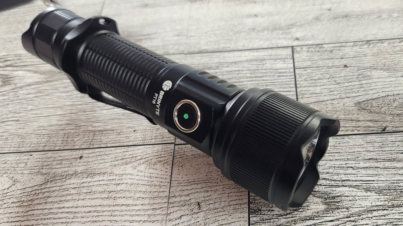 The fully dedicated tactical flashlight with BUCK driver - Brinyte PT16 ...