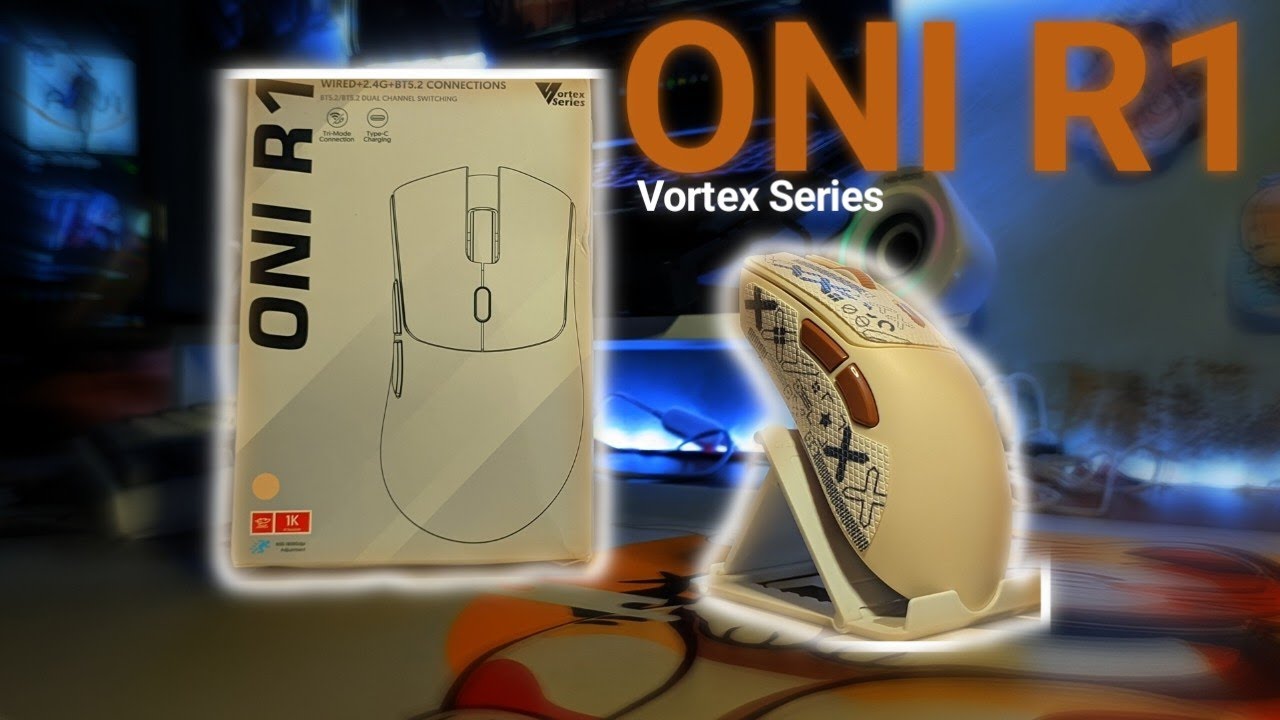 MOUSE GAMING WIRELESS 300 RIBUANN!! - Vortex Series Oni R1 Unboxing ...