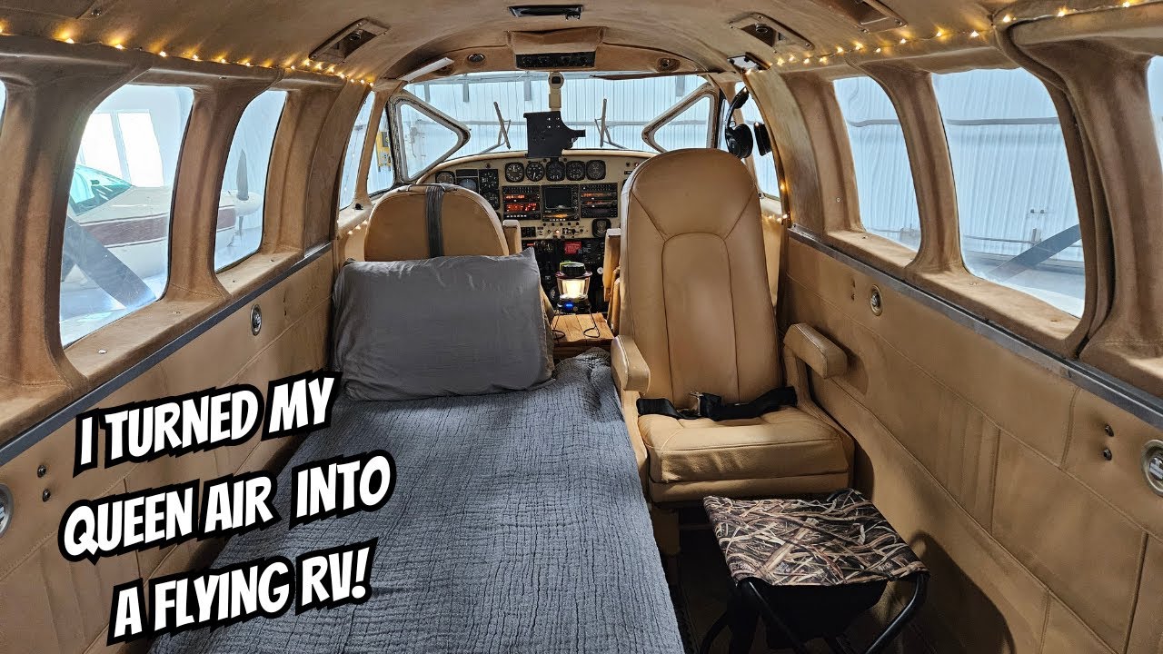 I Turned My Airplane Into A Flying RV! - YouTube