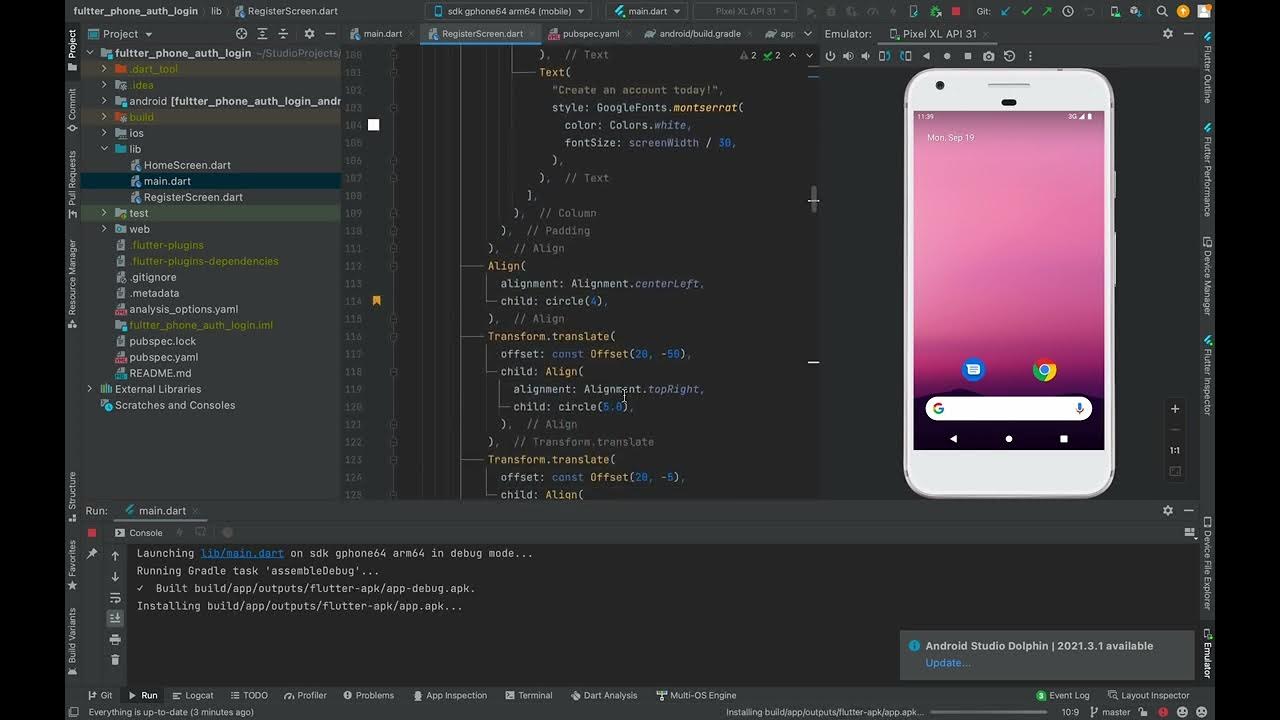 Flutter 3 Flutter - Firebase Mobile Phone Verification | Firebase Auth - YouTube