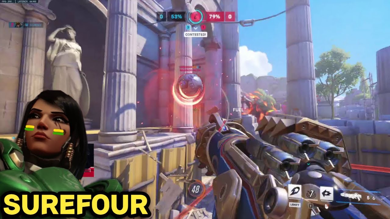 POTG! SUREFOUR DOMINATES THE AIR SPACE! OVERWATCH 2 SEASON 11 - YouTube