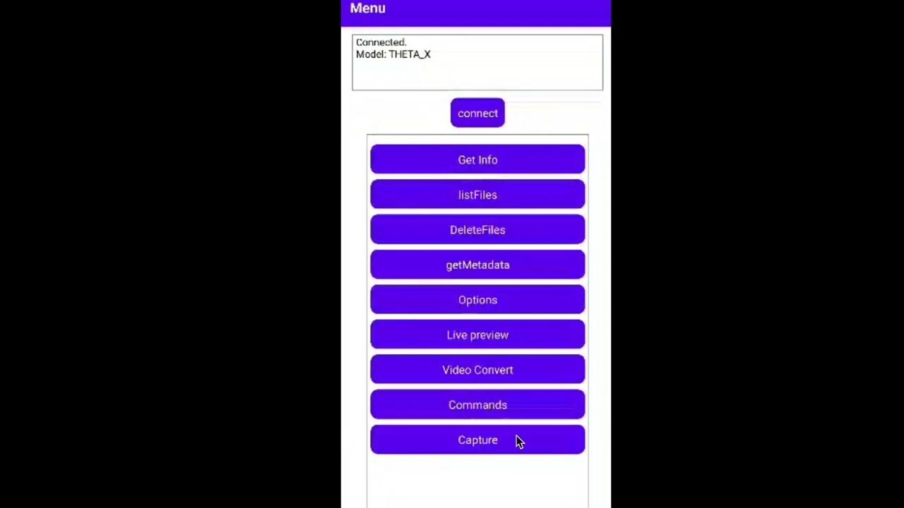 RICOH THETA SDK - theta-client verification tool - YouTube