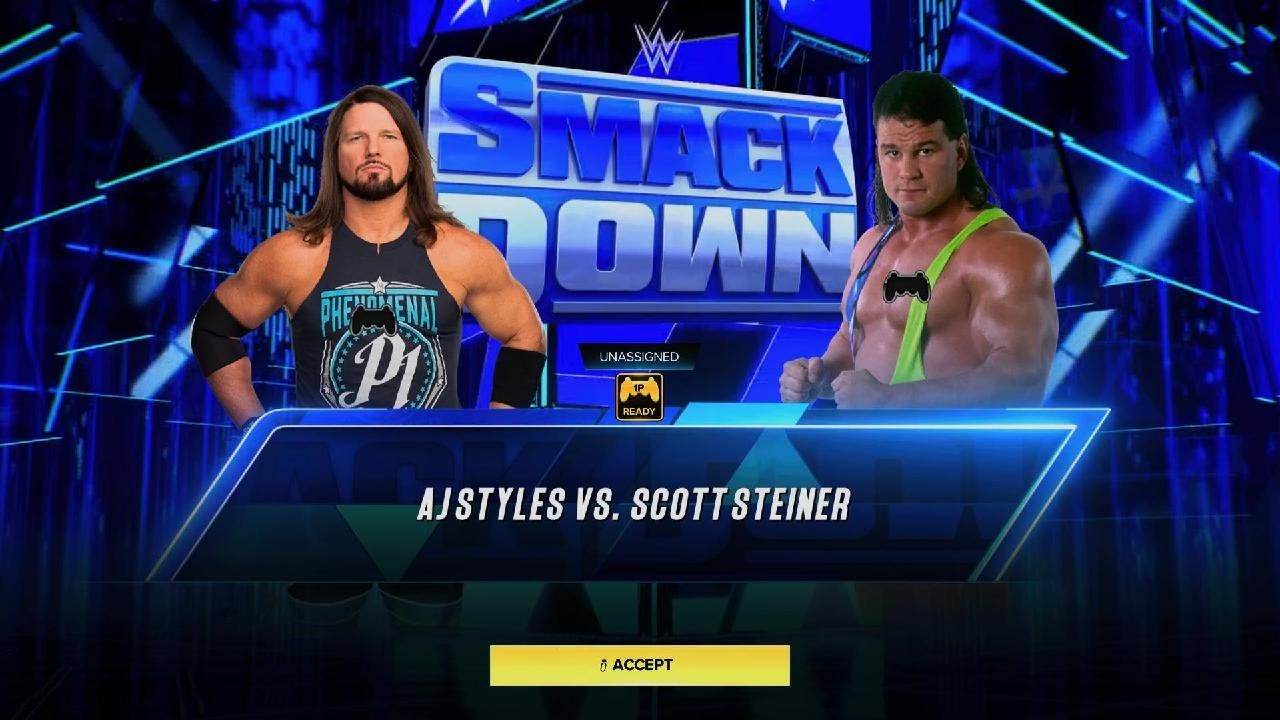 WWE 2K23 Universe - Smackdown, Steiner Math Challenge - YouTube