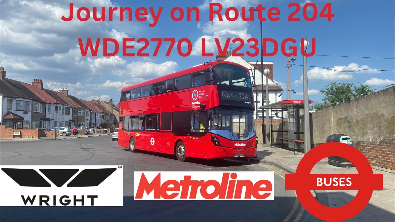 Brand new | Journey on Route 204 | WDE2770 (LV23DGU) - YouTube