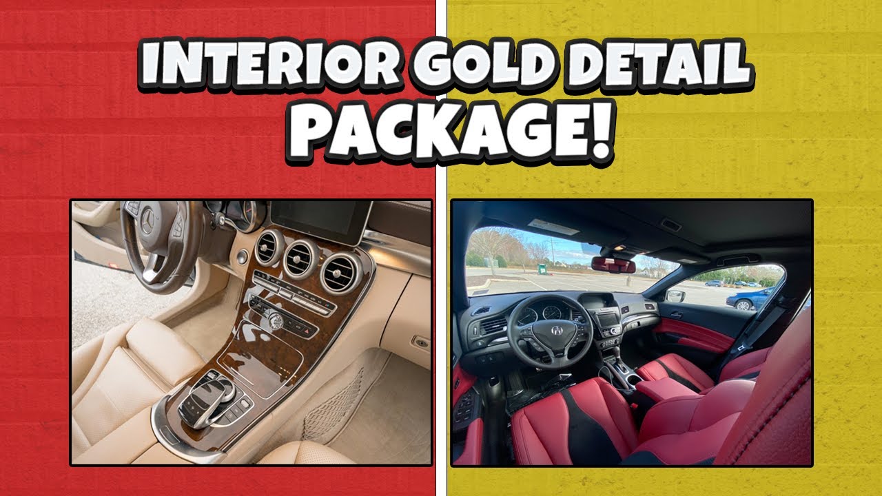 Xtreme Detailing - Interior Gold Detail Package - YouTube