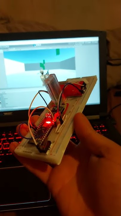Arduino Gyroscope module + bluetooth module + Unity - YouTube