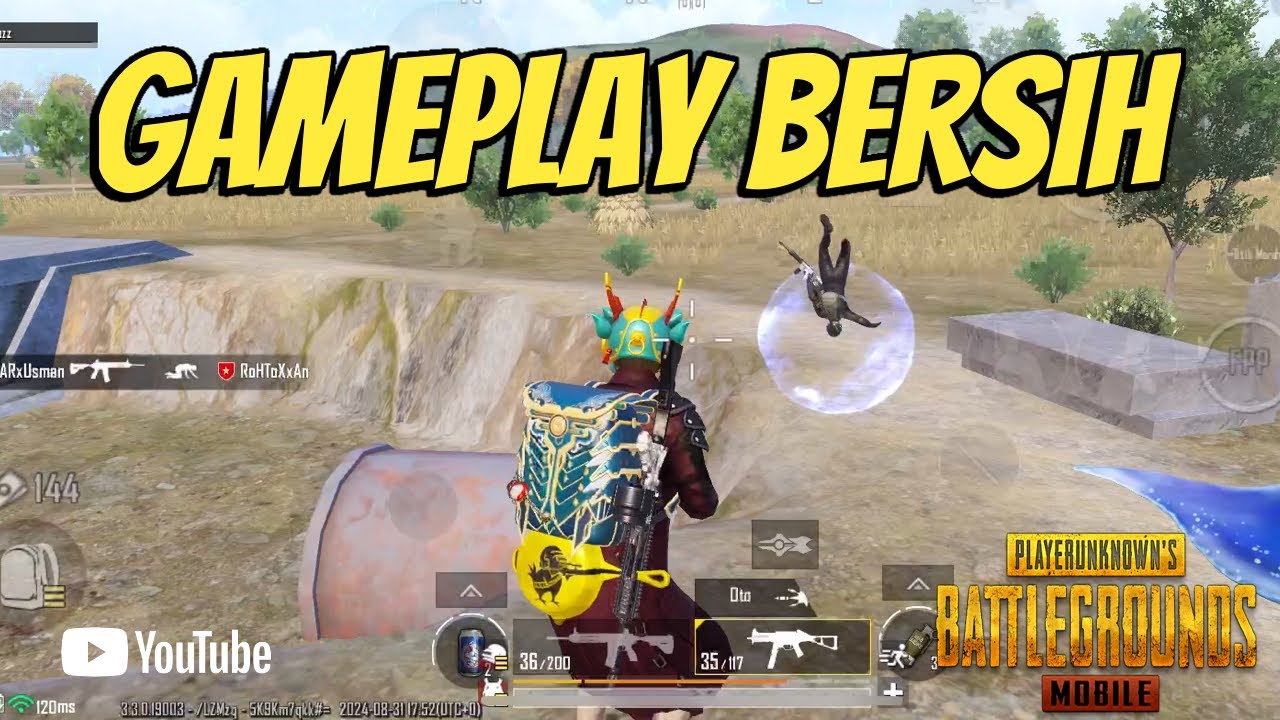 BISA BISANYA MAIN PING 120ms TAPI BISA CHICKEN ️ GAMEPLAY SOLO VS SQUAD ...