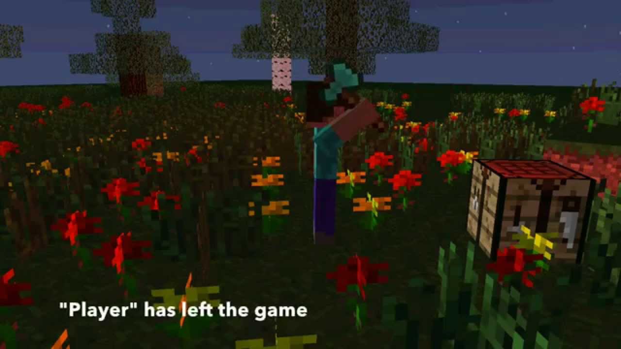 Minecraft Animation "Disconnected Player" - YouTube