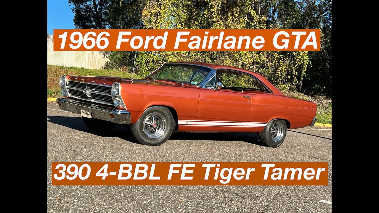 1966 Fairlane GTA: Ford's 390-Cube Tiger Tamer - YouTube