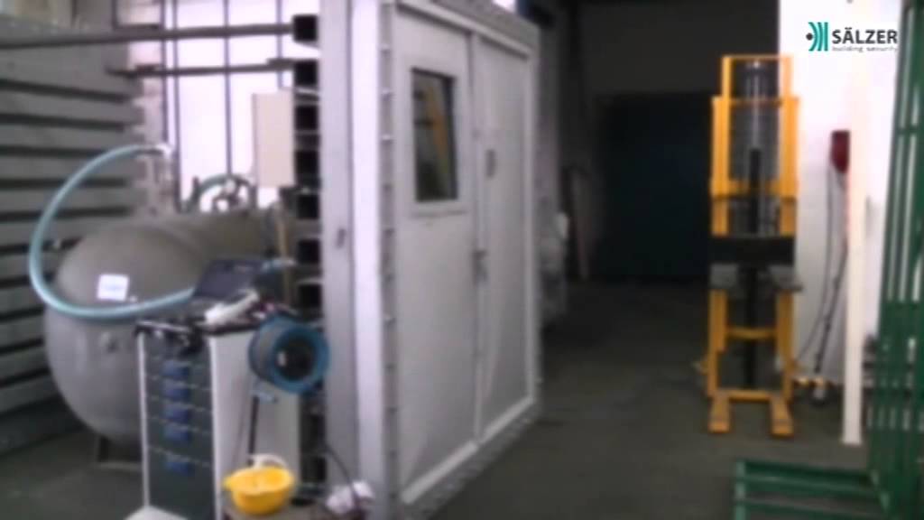Blast test doors for petro chemical industry - YouTube