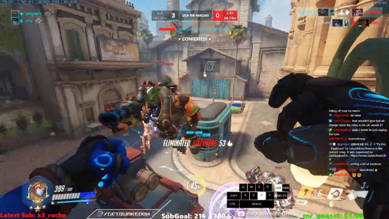 Overwatch Tryhard Doomfist Gameplay Against Fitzy By Rollout Doomfist ...