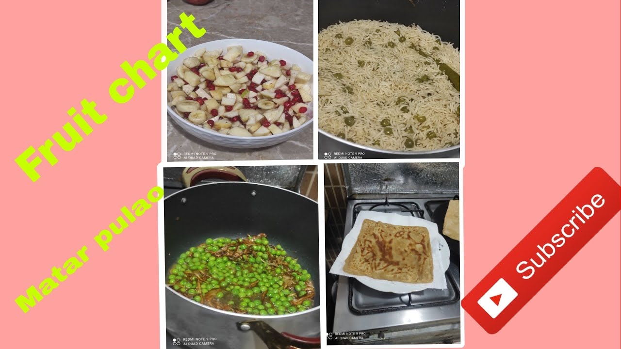My Sunday Morning Routine || Aj Matar Pulao Aur Fruit Chart Banaya ...