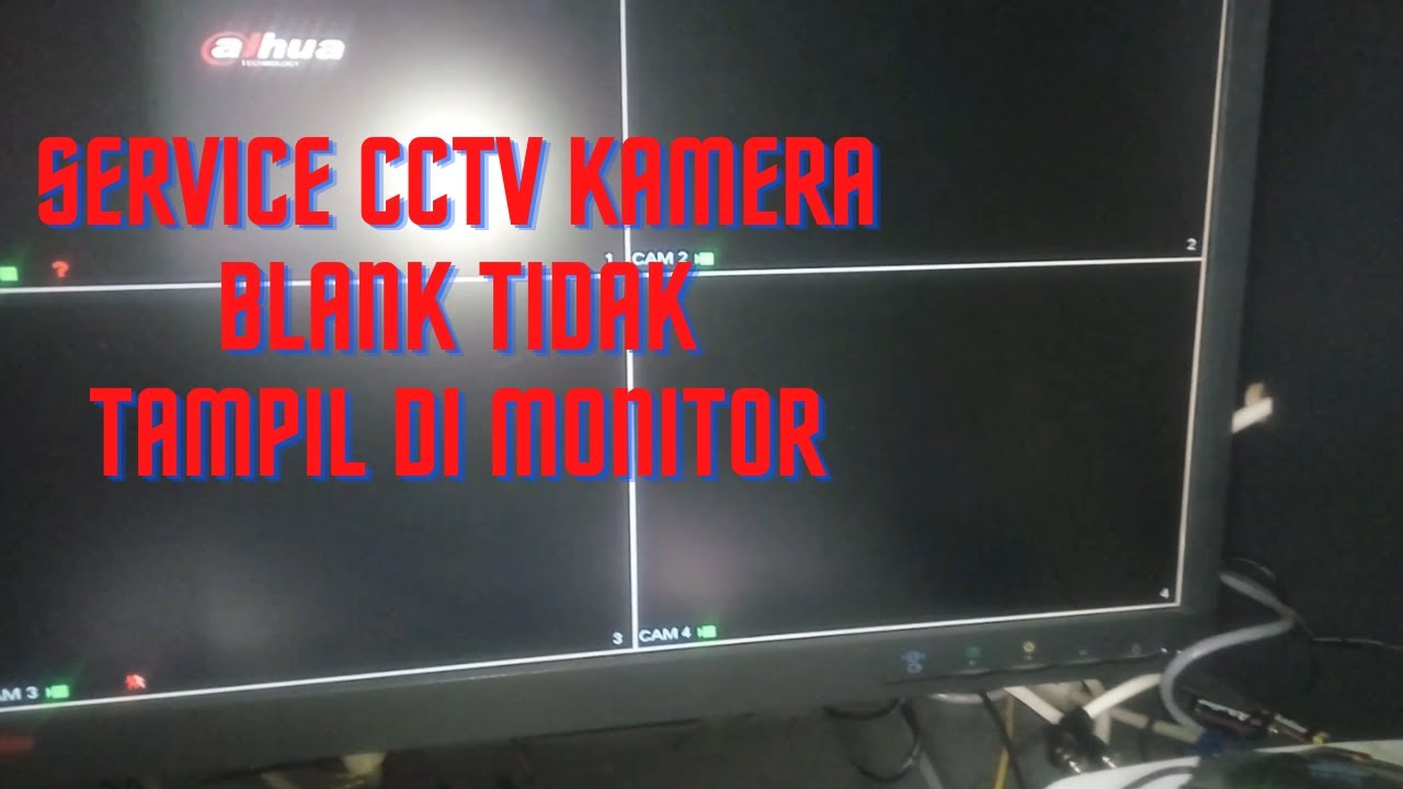 service cctv kamera mati ,ganti power suplay cctv - YouTube