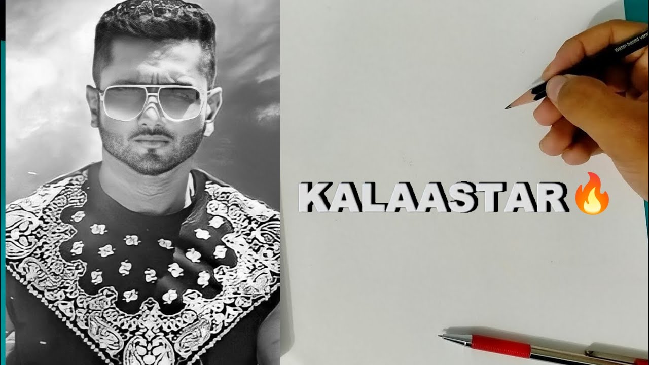 KALAASTAR YO YO HONEY SINGH DRAWING 🔥 - YouTube