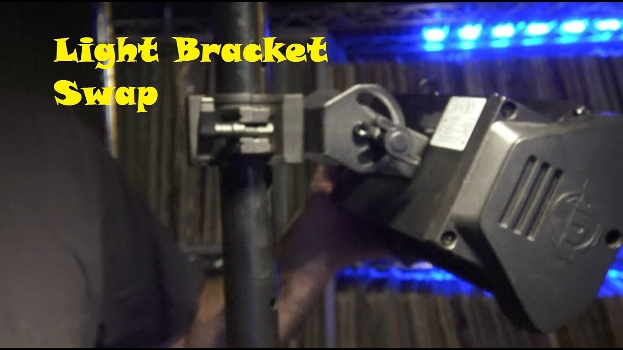 Lighting Work Bench DIY - Omega Bracket to Swivel Bracket Swap - YouTube