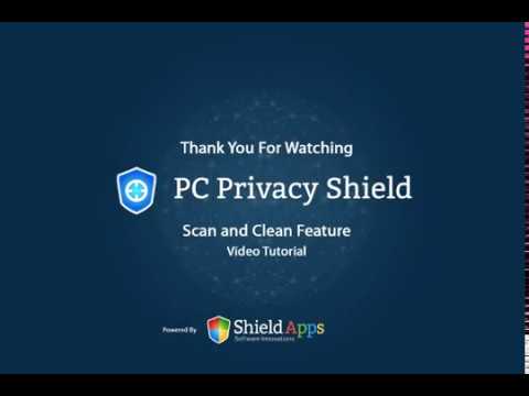 PC Privacy Shield - Scan and Clean Feature - YouTube