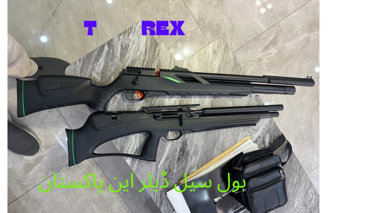 T rex bullpop pcp T rex rifle pcp m60b pcp - YouTube