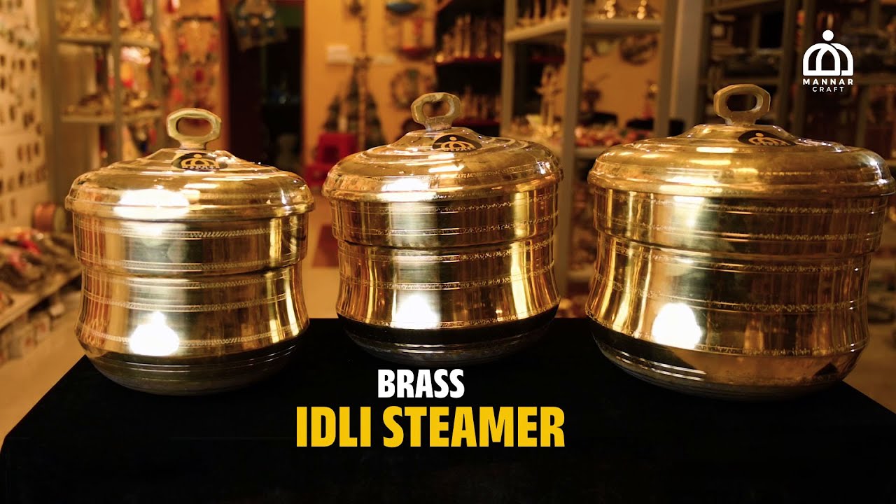 Traditional Brass Idli Steamer | Buy Authentic, Polished Cooker Online ...