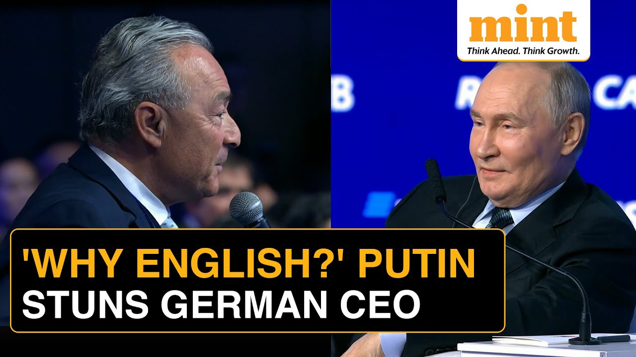 'Speak German', Putin Lashes Out At German CEO for speaking in English ...