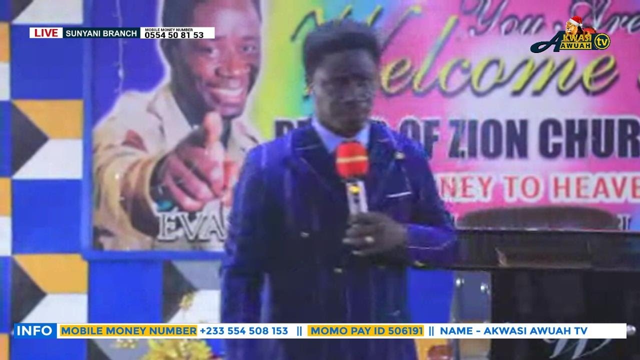 CHURCH SERVICE- SUNYANI BRANCH ON 24TH DECEMBER 2023 BY EVANGELIST ...