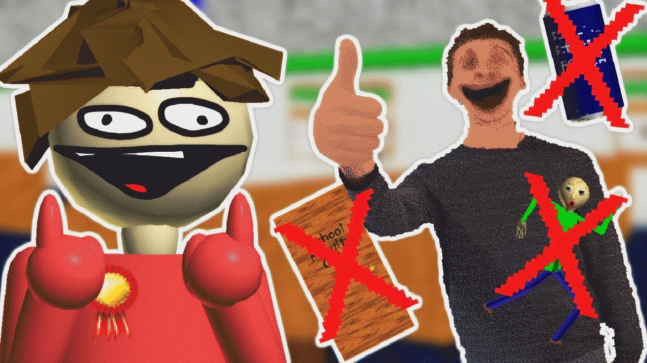 Baldi's Basics Plus: Don't Break The Rules Challenge! (I BEAT IT ...