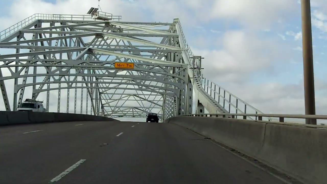 Corpus Christi Harbor Bridge southbound - YouTube