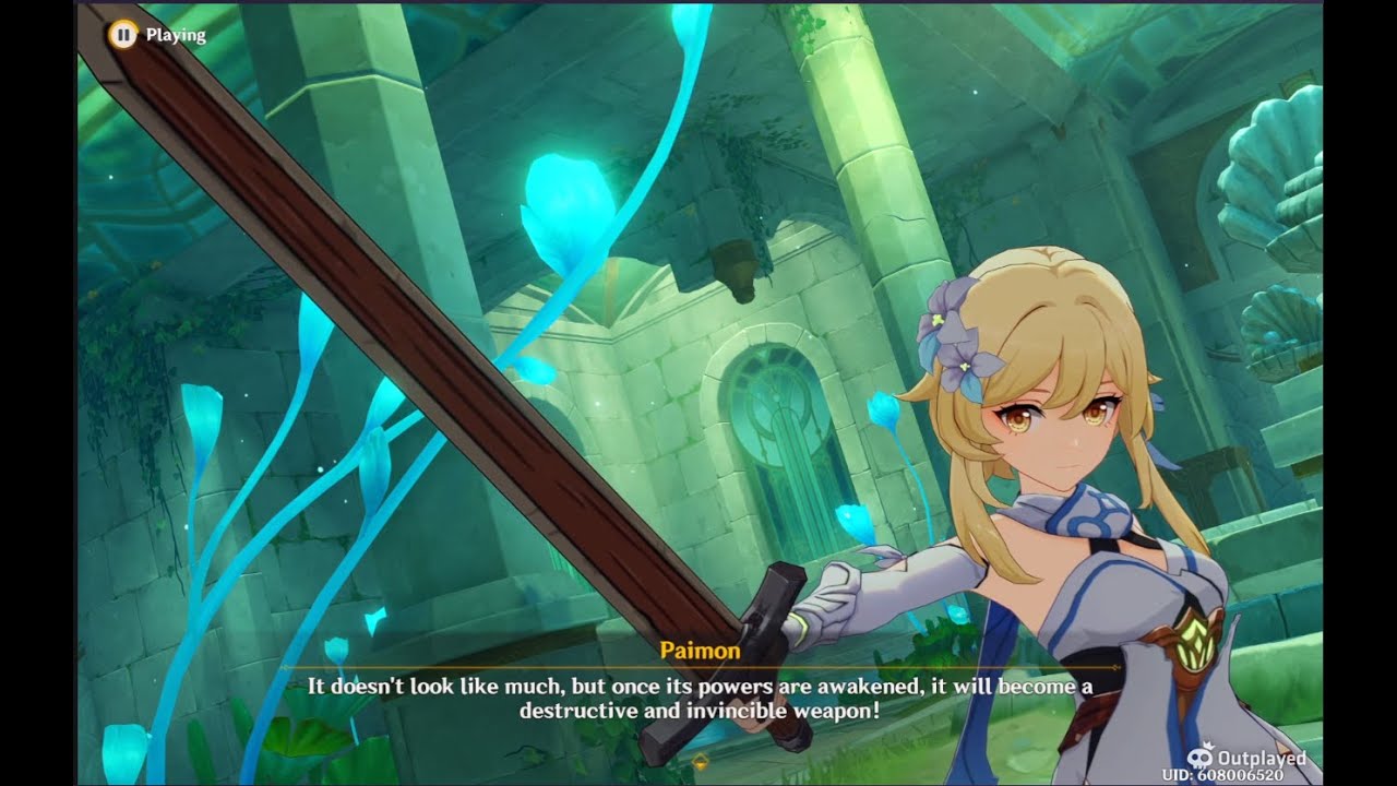 The Holy Sword of Desctruction to Slay the Dragon! Genshin Impact: Ann of the Narzissenkreuz ...