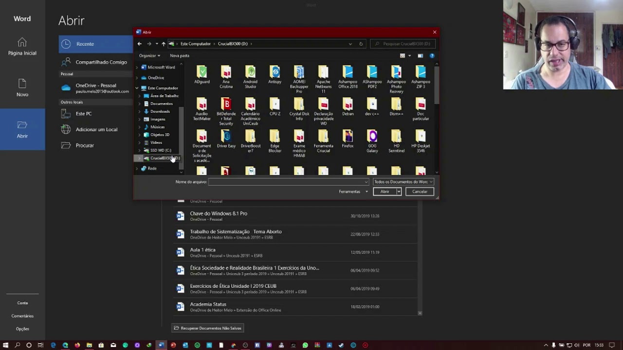 Word - criando um documento e formatando - YouTube