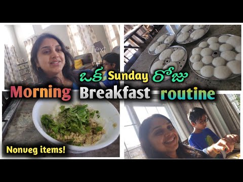 ఒక Sunday morning breakfast routine | Telugu Vlogs from USA | Idli ...