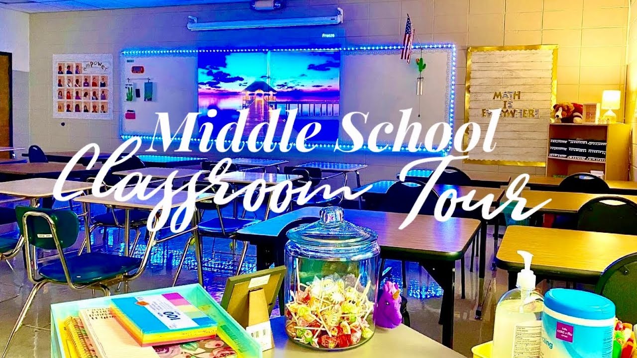 MY MIDDLE SCHOOL CLASSROOM TOUR - YouTube