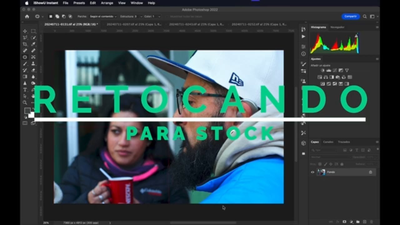 tutorial de retoque para stock - YouTube
