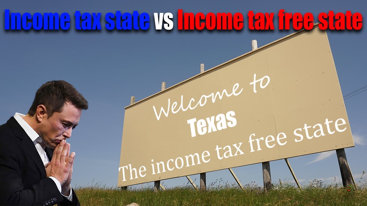 income tax vs no income tax states - YouTube