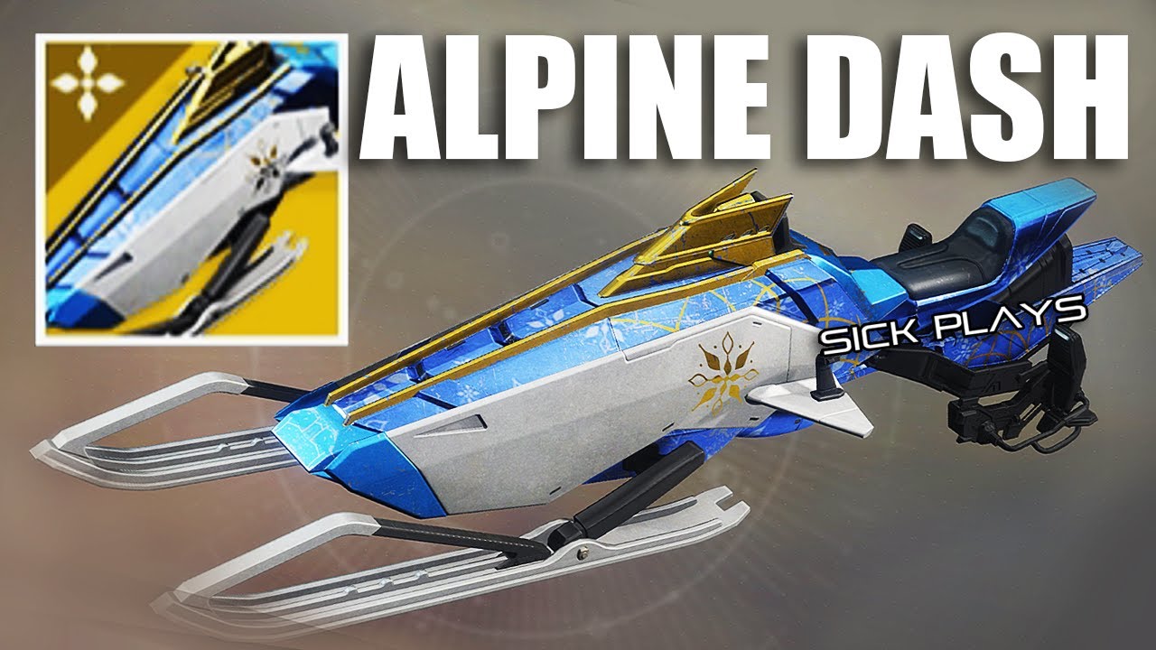 ALPINE DASH Sparrow Destiny 2 - YouTube